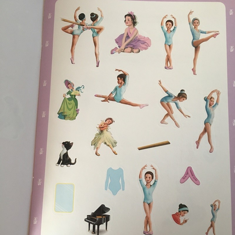 sticker book Tiny on ballet